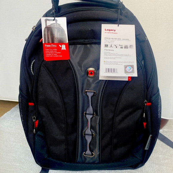 Wenger | Bags | Wenger Legacy 6 Inch Laptop Backpack Black | Poshmark